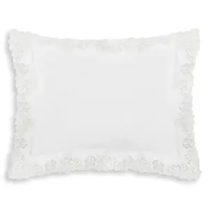 MATOUK Virginia Boudoir Sham - White