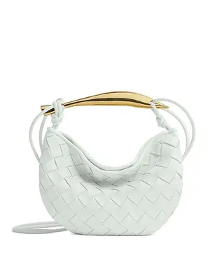 Bottega Veneta Mini Sardine Bag - Chalk Muse/brass