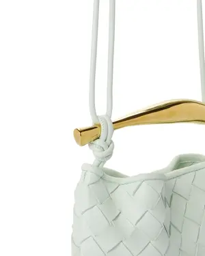 Bottega Veneta Mini Sardine Bag - Chalk Muse/brass