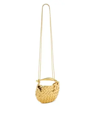 Bottega Veneta Mini Sardine Bag - Gold