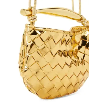 Bottega Veneta Mini Sardine Bag - Gold