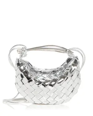 Bottega Veneta Mini Sardine Bag - Silver