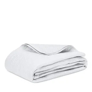 MATOUK Netto Quilted Coverlet, Full/queen - White