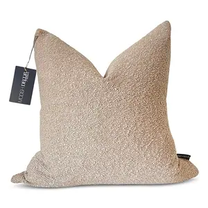 MODISH DECOR PILLOWS Square Pillow Cover, 18"l X 18"w Oat