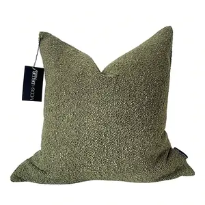 MODISH DECOR PILLOWS Square Pillow Cover, 18"l X 18"w - Olive