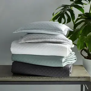MATOUK Nadia Euro Sham - Silver