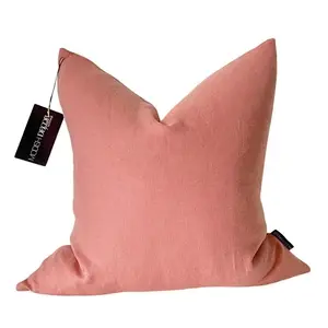 MODISH DECOR PILLOWS Square Pillow Cover, 18"l X 18"w Coral Dust