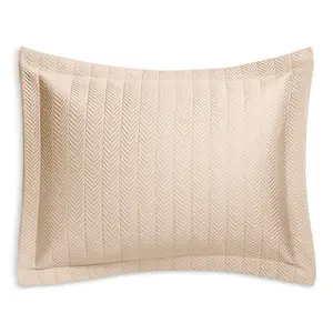 MATOUK Netto Quilted King Sham - Dune