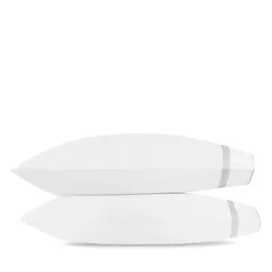 MATOUK Louise King Pillowcase, Pair Silver