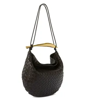 Bottega Veneta Medium Intrecciato Leather Sardine Shoulder Bag - Fondant/brass