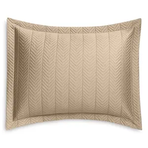 MATOUK Netto Quilted Boudoir Sham Champagne