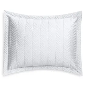 MATOUK Netto Quilted Boudoir Sham - White