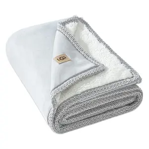 UGG Kirkwood Braid Throw Blanket, 50 X 70 Gray Violet