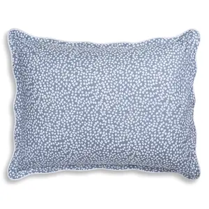MATOUK Margot Percale Standard Sham - Hazy Blue