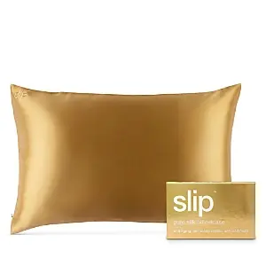 Slip Pure Silk Pillowcase, Queen Gold