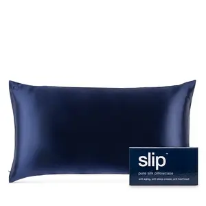 Slip Pure Silk Pillowcase - Navy Blue