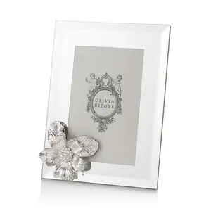 OLIVIA RIEGEL Botanica Frame, 4 X 6 Silver