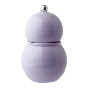 ADDISON ROSS Lacquer Bobbin Salt Or Pepper Mill Grinder - Lilac