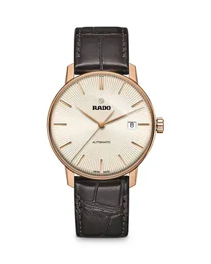 RADO Coupole Classic 41mm Watch - Ivory/brown