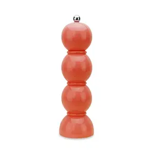 ADDISON ROSS Lacquer Bobbin Salt Or Pepper Mill Grinder Coral