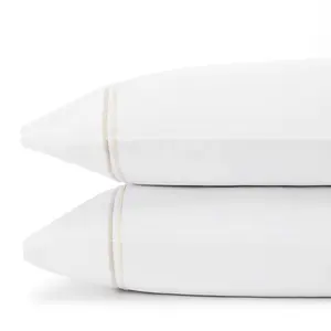 MATOUK Essex King Pillowcase, Pair - Champagne