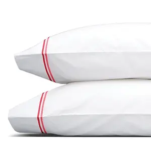 MATOUK Essex King Pillowcase, Pair Hibiscus