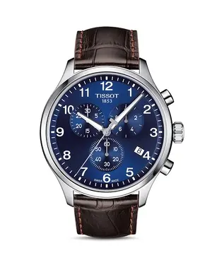 TISSOT Chrono Xl Classic Chronograph, 45mm - Blue/brown