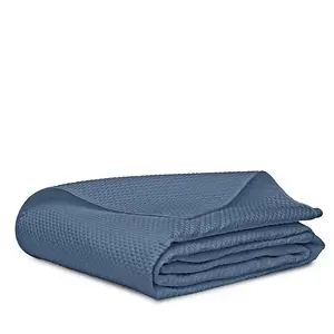 MATOUK Alba Quilt, King - Steel Blue