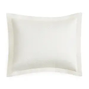 MATOUK Alba Quilted Boudoir Sham - Ivory