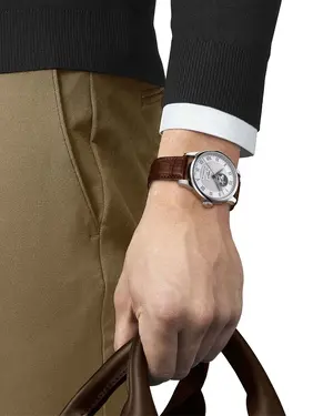 TISSOT Le Locle Powermatic 80 Open Heart Watch, 39mm