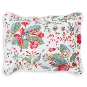 MATOUK Schumacher Pomegranate Boudoir Sham - Pink Coral
