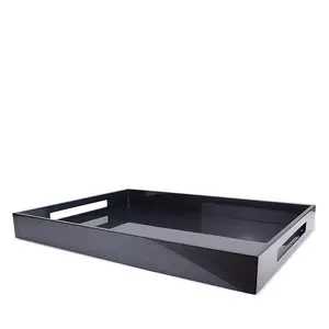 ADDISON ROSS 22 X 16 Lacquer Tray - Carbon