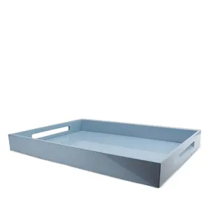 ADDISON ROSS 22 X 16 Carbon Lacquer Tray Denim