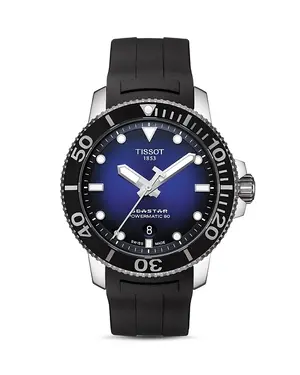TISSOT Seastar Analog Watch - Blue/black