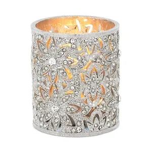 OLIVIA RIEGEL Windsor Tea Light Holder - Silver/blue