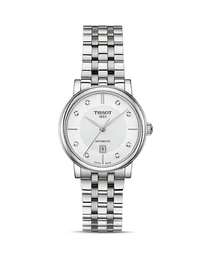 TISSOT Tissot Carson Automatic Lady Watch, 30mm White/silver