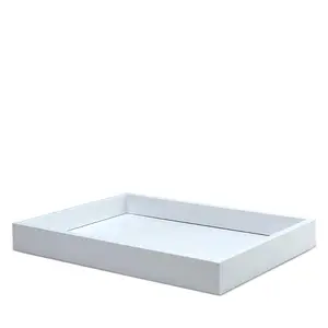 ADDISON ROSS Small Lacquer Tray, 8 X 11 - White