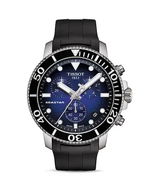 TISSOT Seastar 1000 Chronograph 45.5mm - Blue/black