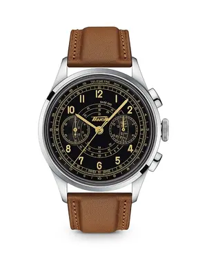 TISSOT Telemeter 1938 Chronograph, 42mm - Black/brown