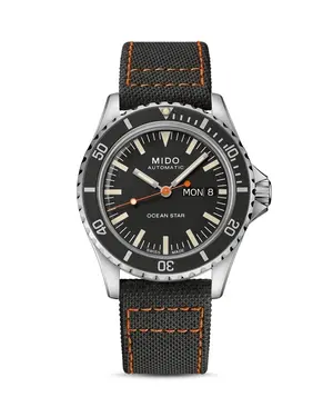 MIDO Ocean Star Watch, 40.5mm - Black/silver