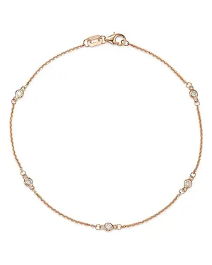 Bloomingdale'S Diamond Station Bracelet - White/rose