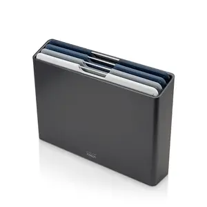 JOSEPH JOSEPH Folio Chopping Boards, 4-piece Set - Black/multi