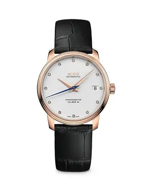 MIDO Baroncelli Watch 34mm - White/black