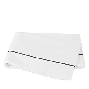 MATOUK Bergamo Flat Sheet, Full/queen Charcoal