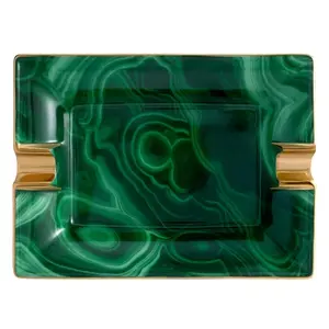 L'Objet Malachite Ashtray