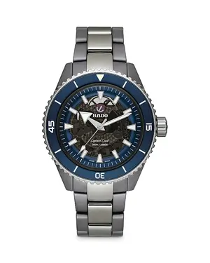 RADO Captain Cook 43mm Watch - Black/silver