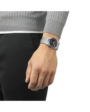 TISSOT Powermatic 80 40mm Watch - Black/silver