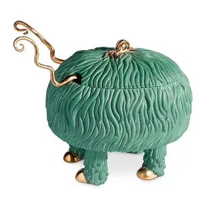 L'Objet Haas Fox Salad Monster Serving Bowl - Green