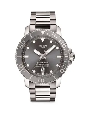TISSOT Seastar 1000 43mm Watch - Grey/silver