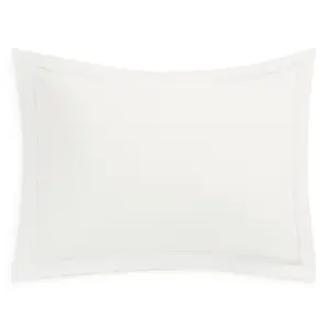 MATOUK Bergamo Standard Sham Bone/white